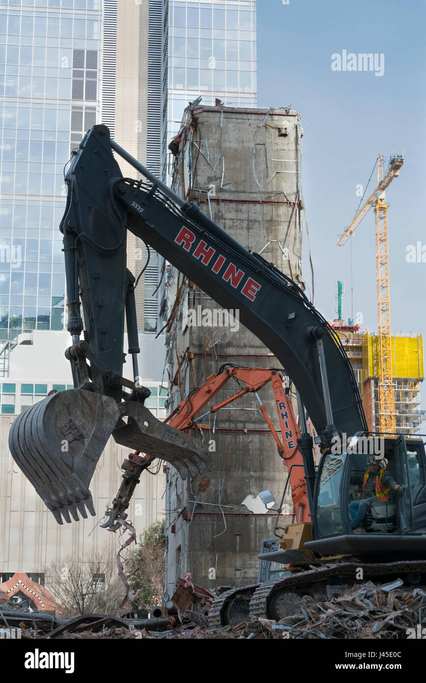 Demolition in downtown Seattle, WA, USA Stock Photo - Alamy
