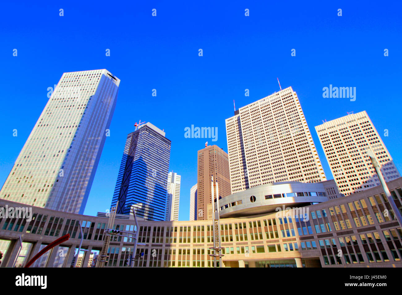 Shinjuku Skyscrapers Tokyo Metropolitan Government Building Foreground ...