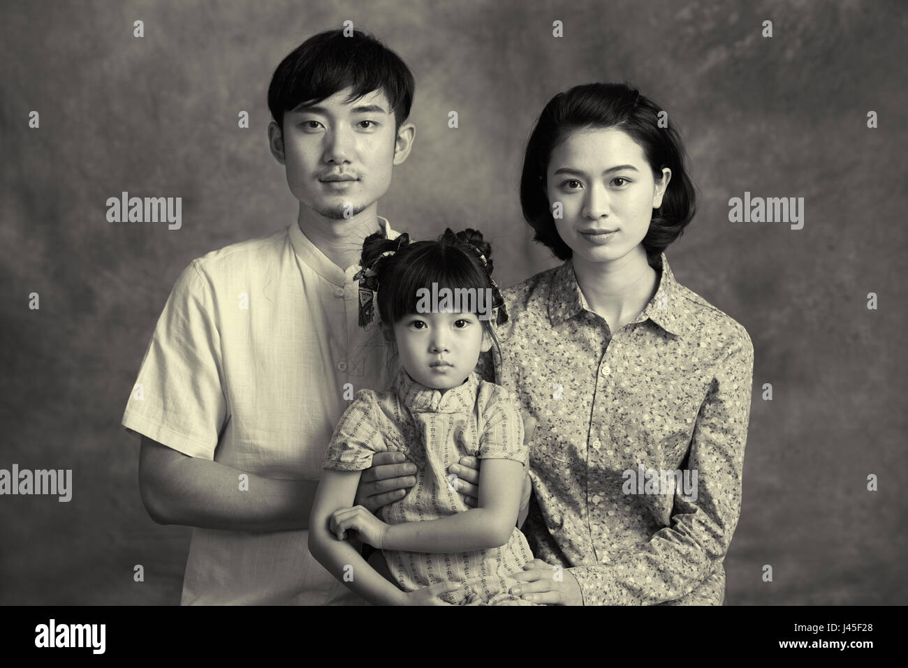 Retro family photos Stock Photo - Alamy