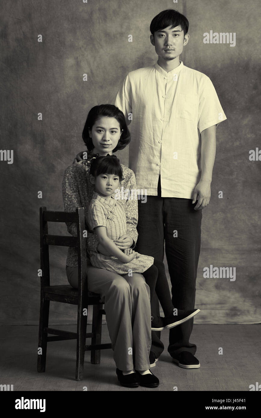 Retro family photos Stock Photo - Alamy