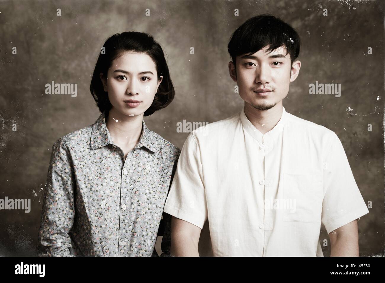 Retro young couple photos Stock Photo - Alamy