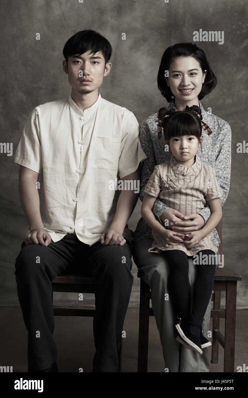 Retro family photos Stock Photo - Alamy
