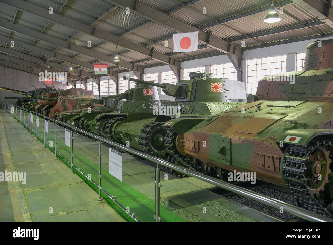 MOSCOW REGION, RUSSIA - SEPTEMBER 01, 2015: Pavilion tanks European ...