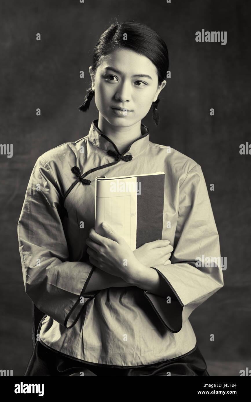 Classical female students Stock Photo - Alamy