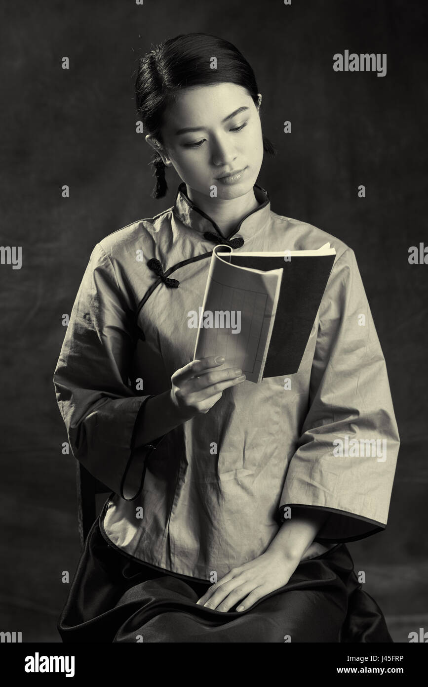 Classical female students Stock Photo - Alamy