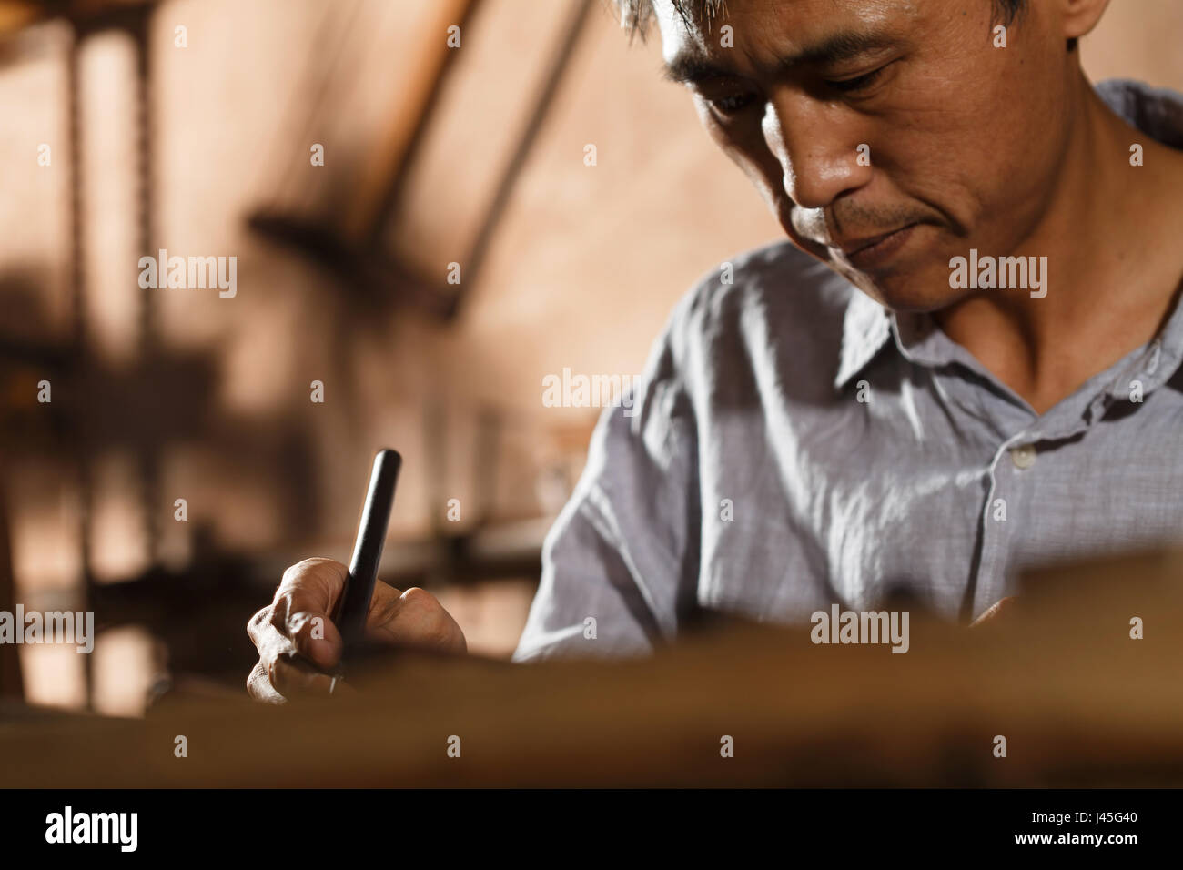 Indian carpenter work hi-res stock photography and images - Alamy