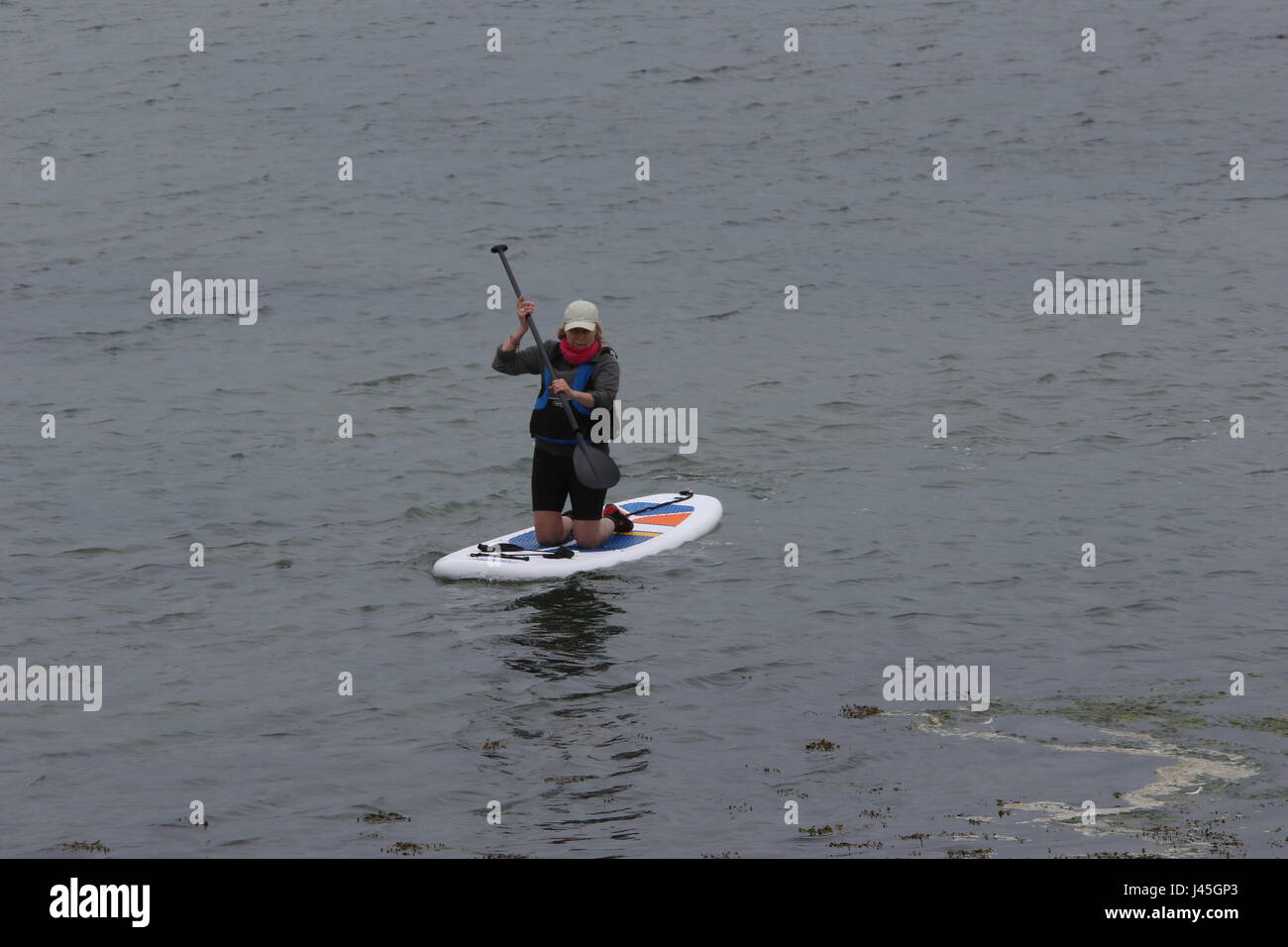Woman paddleboarder hi-res stock photography and images - Alamy