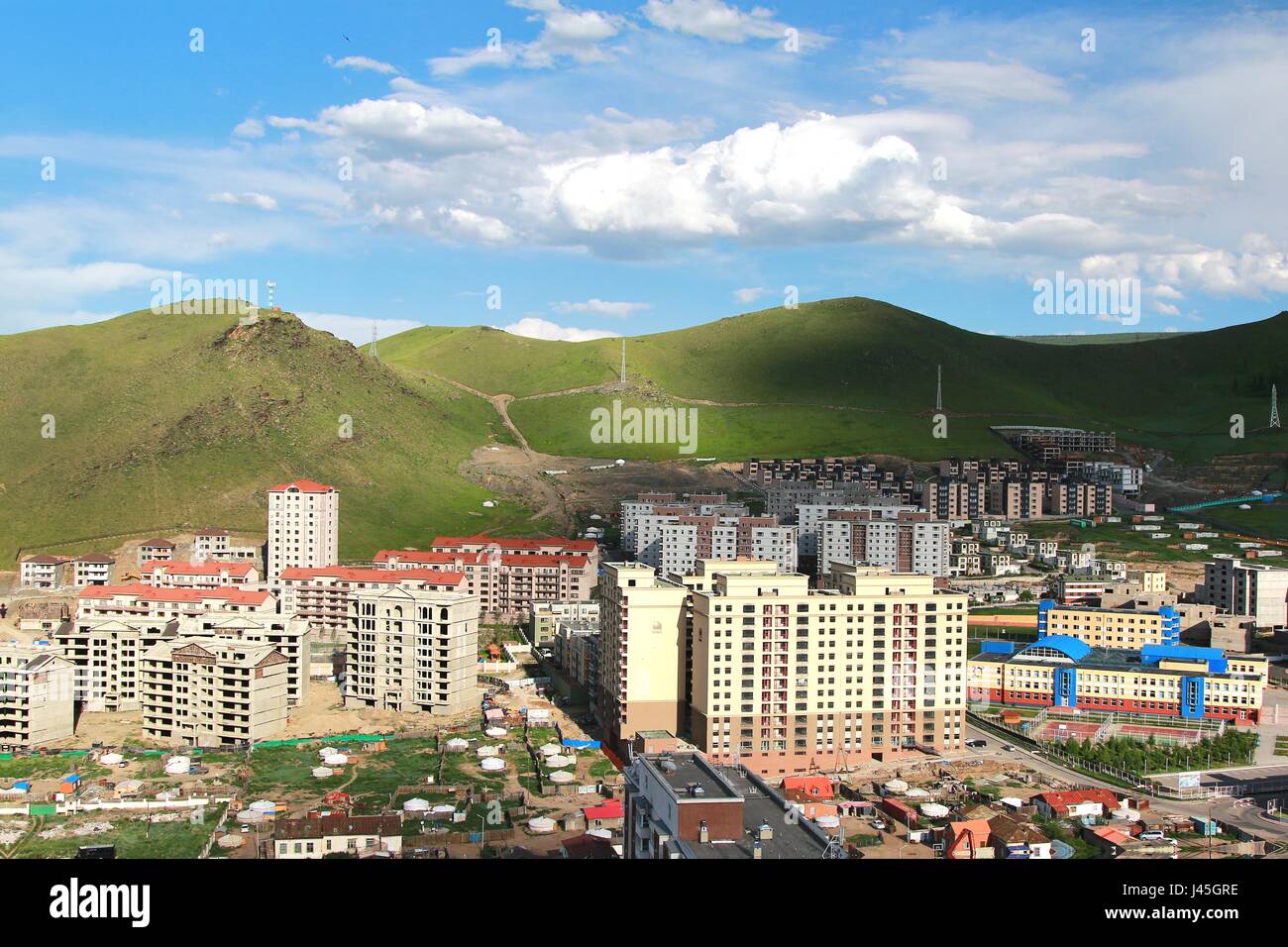 View Of The City Ulan Bator Mongolia High Resolution Stock Photography ...