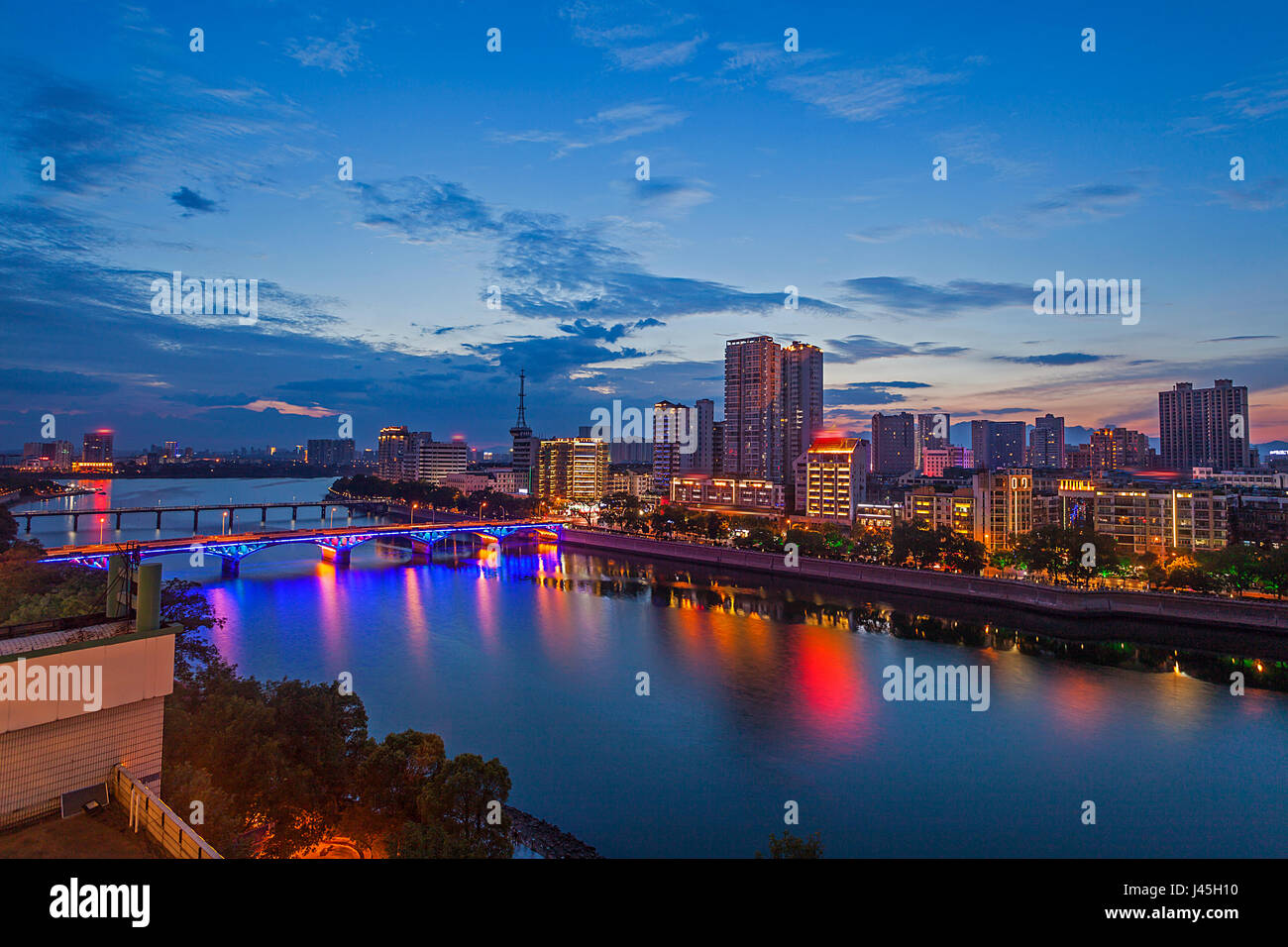 City building in Shangrao City,Jiangxi Province,China Stock Photo - Alamy