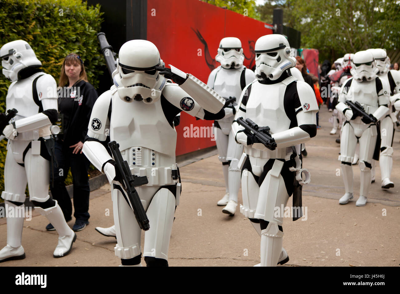 National Star Wars day parade at Legoland UK Berkshire Stock Photo - Alamy