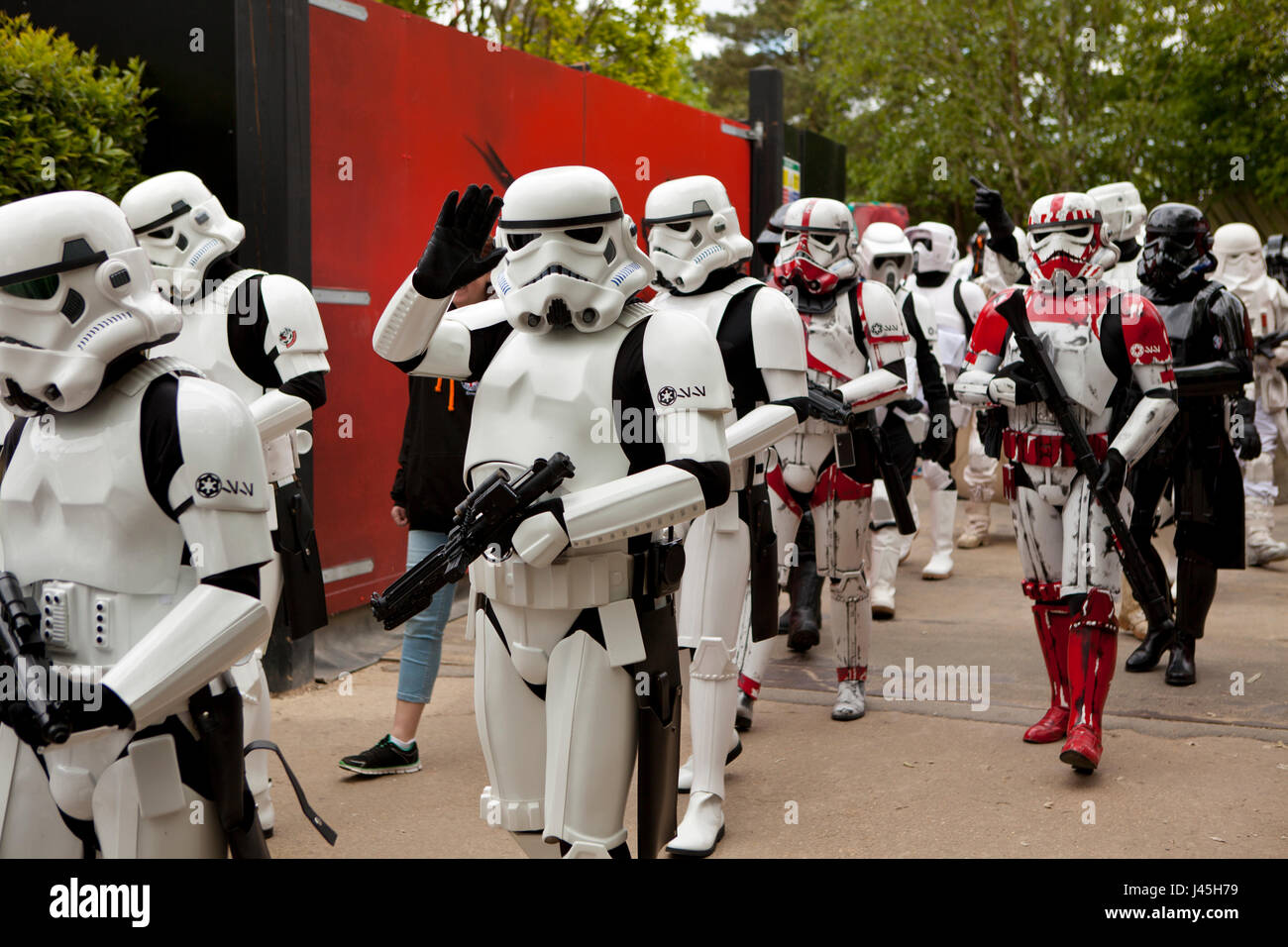 National Star Wars day parade at Legoland UK Berkshire Stock Photo - Alamy