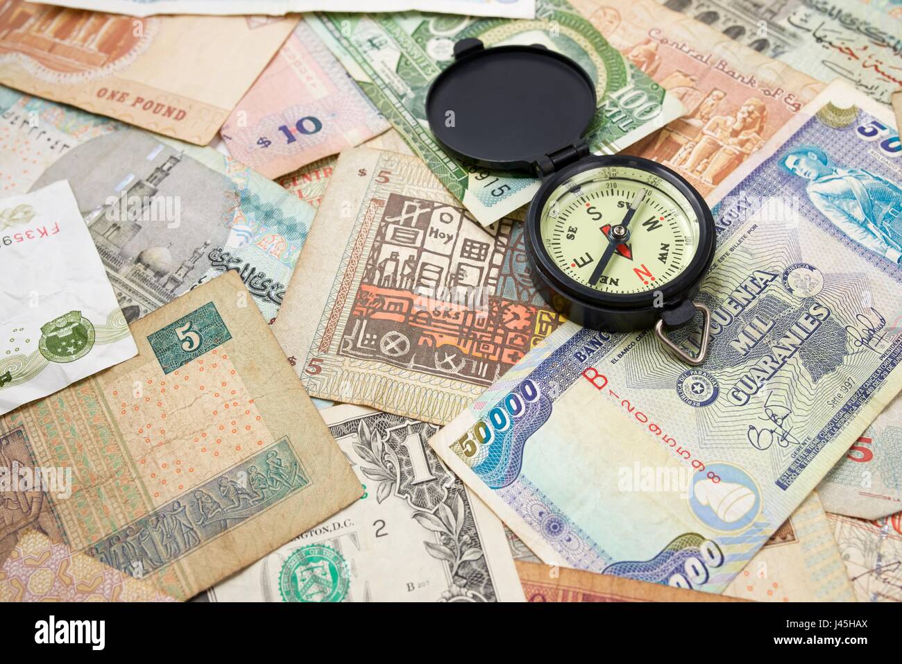 Bank notes countries currency different hi-res stock photography and ...