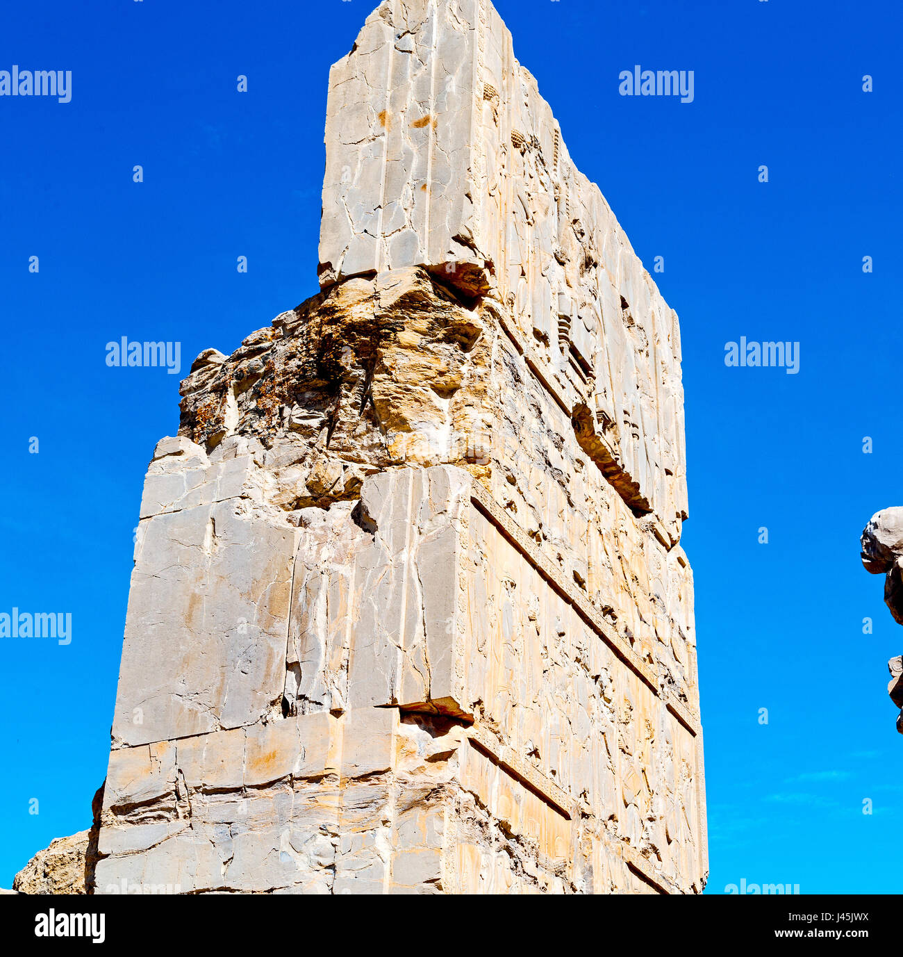 blur in iran persepolis the old ruins historical destination monuments ...