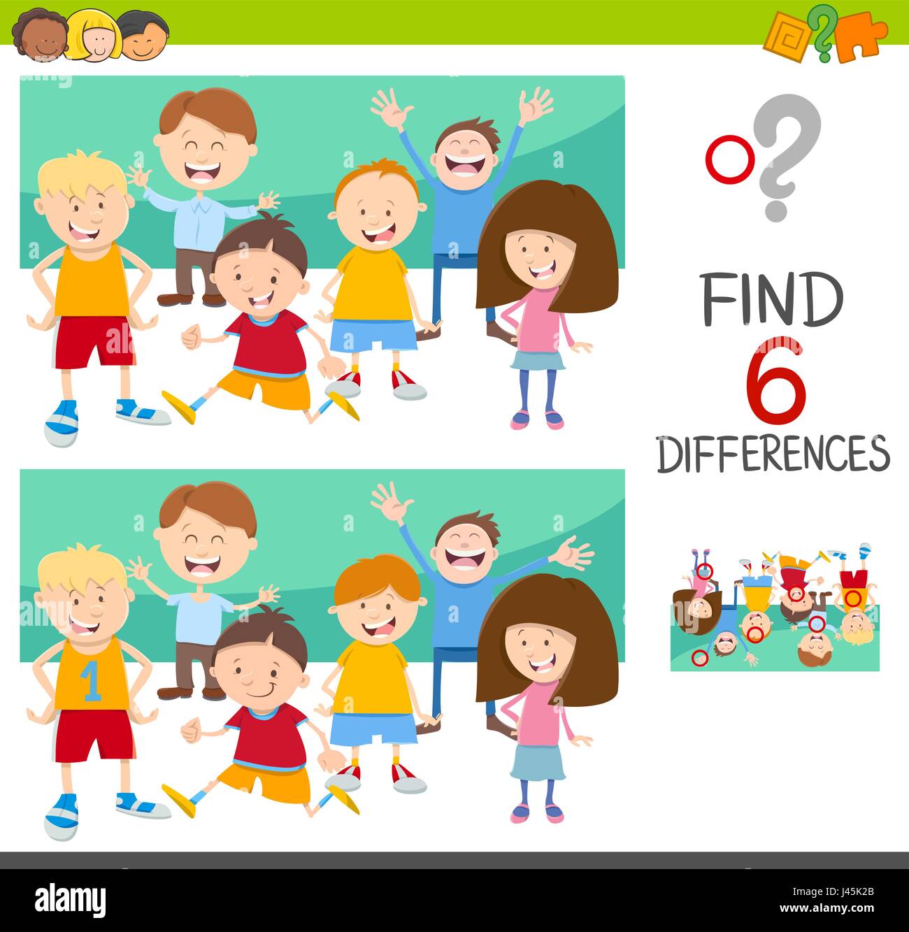 Spot The Difference Cartoon