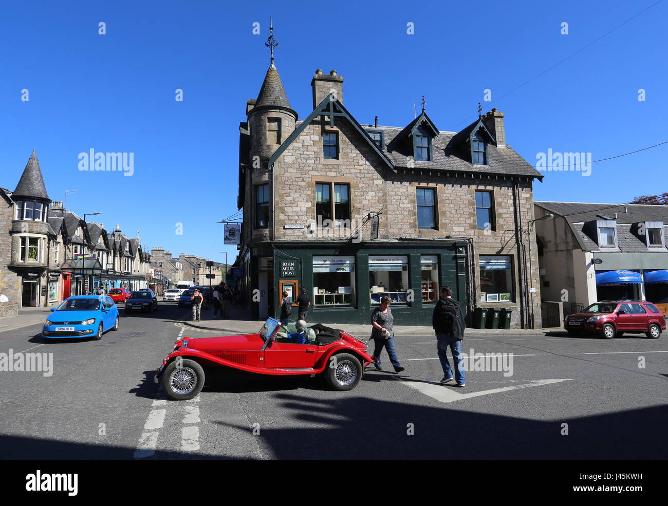 Exterior of John Muir trust Pitlochry Scotland May 2017 Stock Photo - Alamy