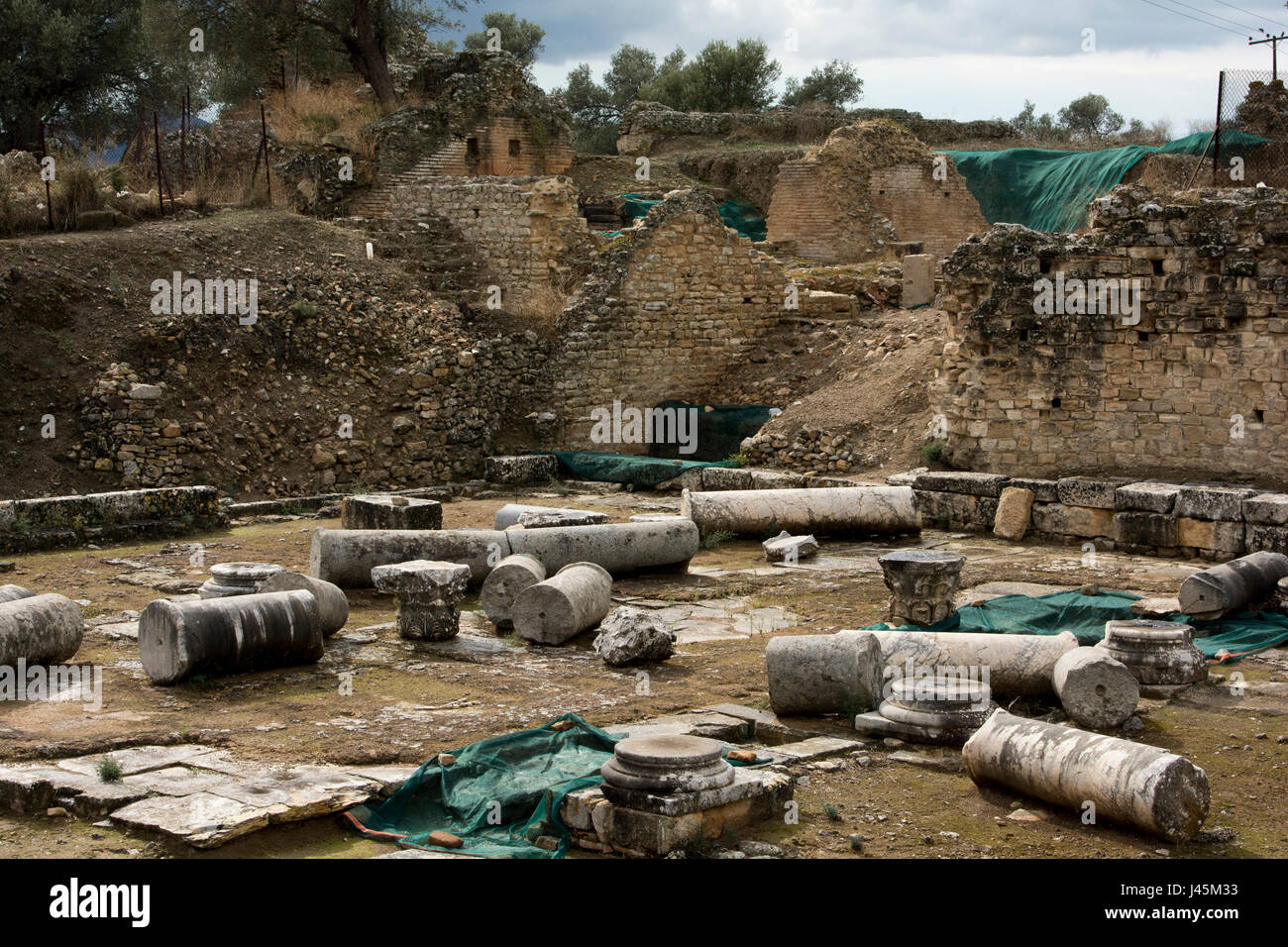 Gortyn was an ancient city in central Crete built from neolithic time ...