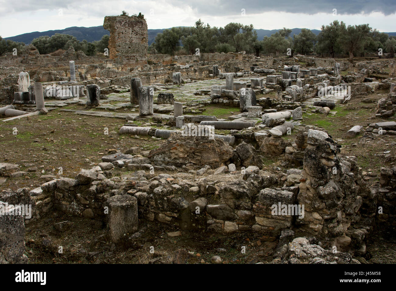 Gortyn was an ancient city in central Crete built from neolithic time ...