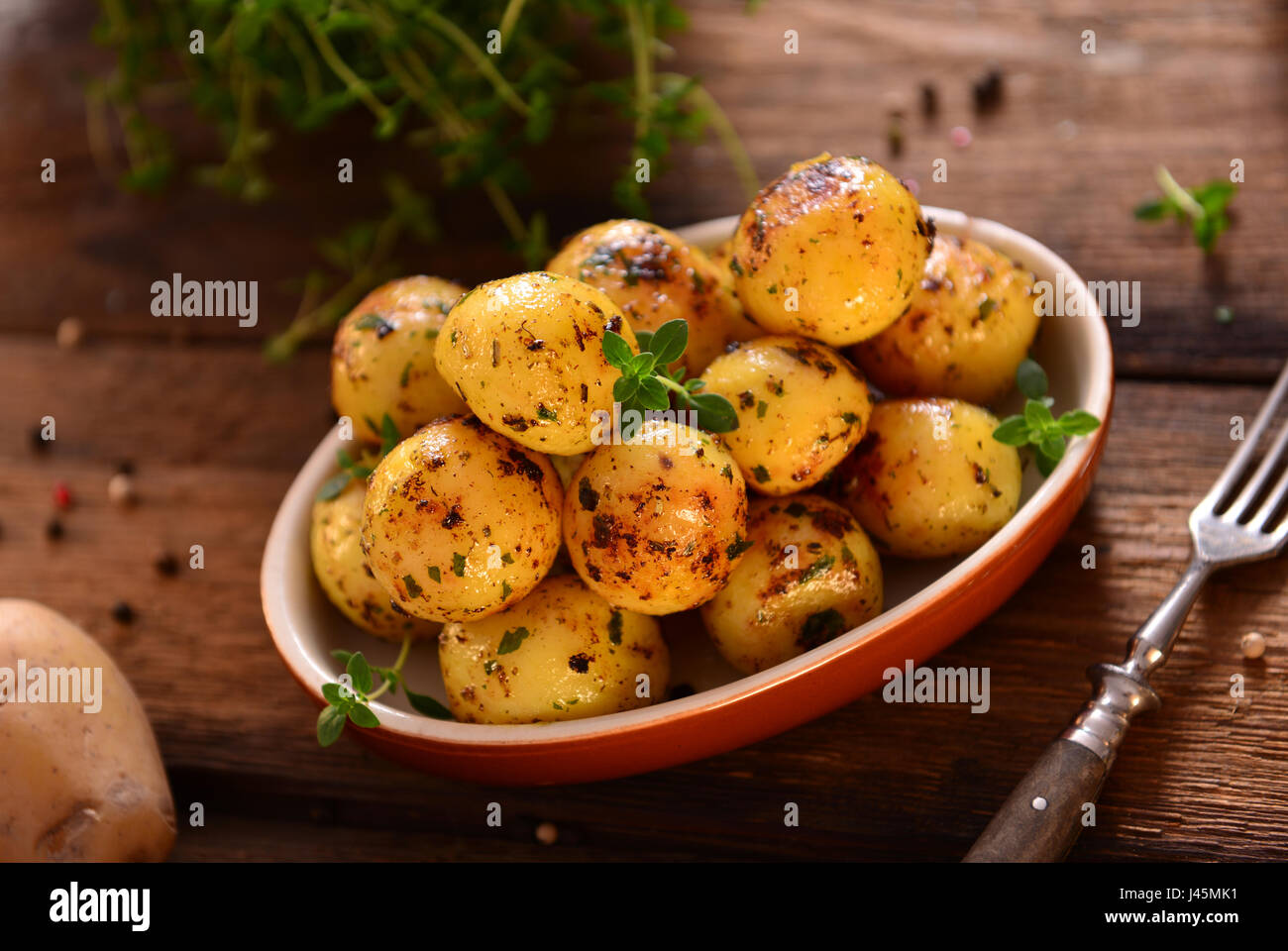 Young potatoes hi-res stock photography and images - Alamy
