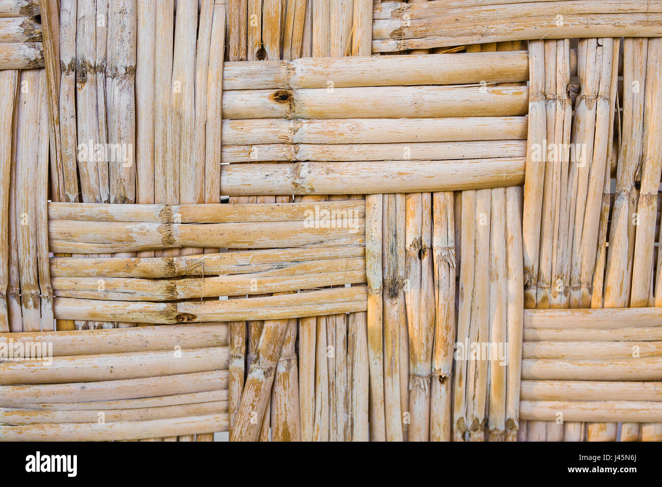 Wood Bamboo Mat Texture Background Stock Photo - Alamy