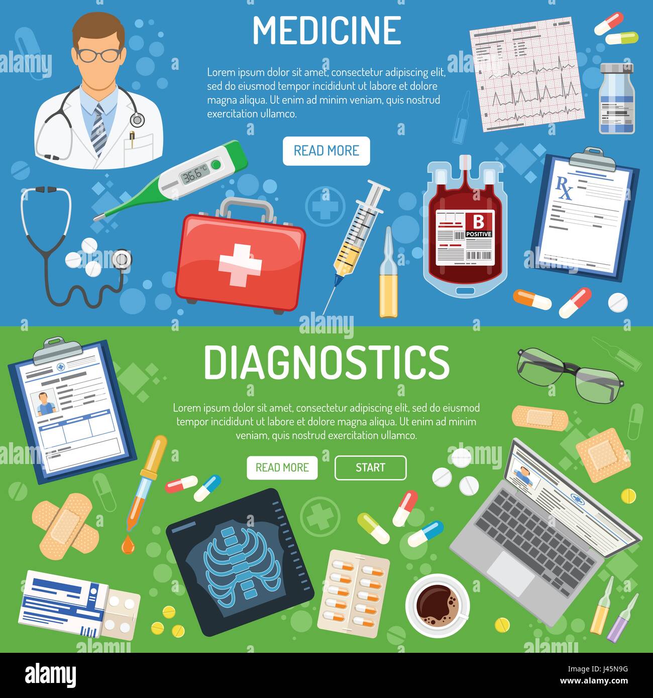 medical banner and infographics Stock Vector Image & Art - Alamy