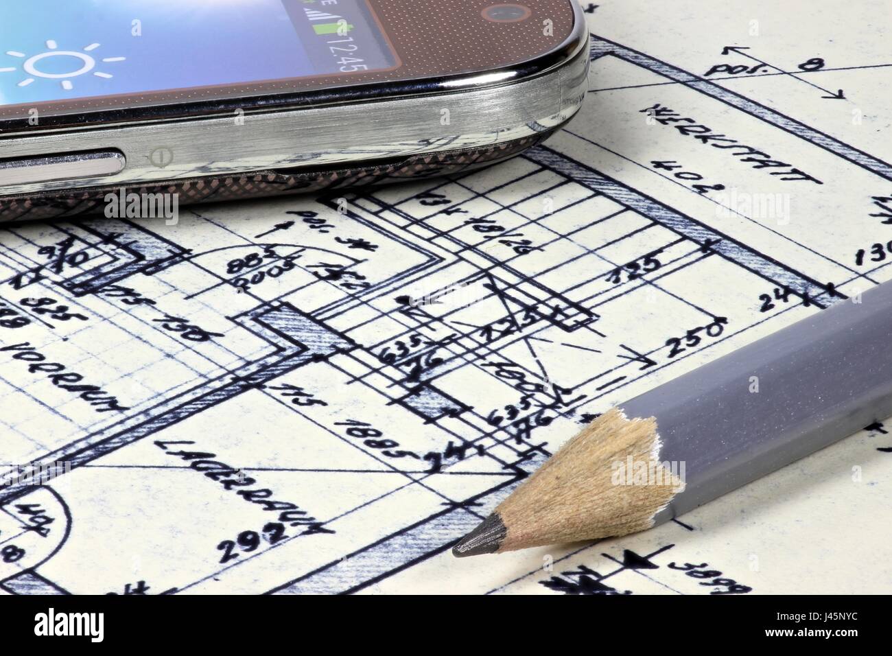 Old architecture plan hi-res stock photography and images - Alamy