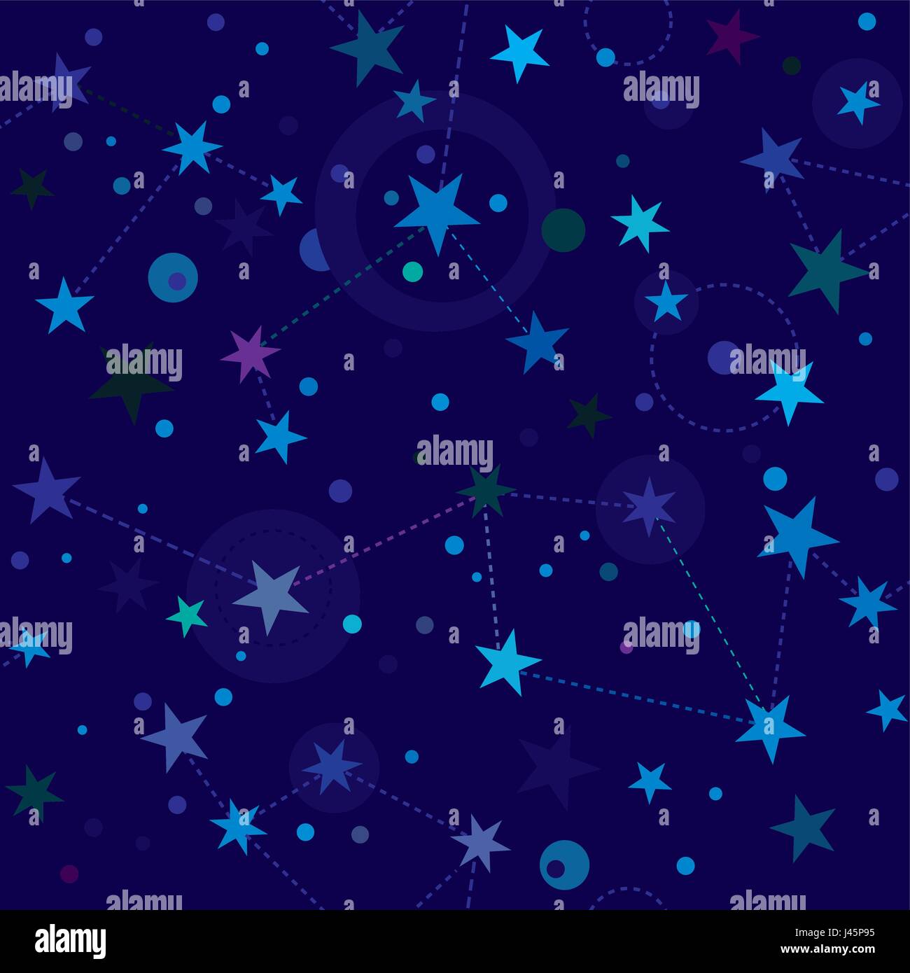 Starry Night pattern swatch (seamless tile Stock Vector Image & Art - Alamy