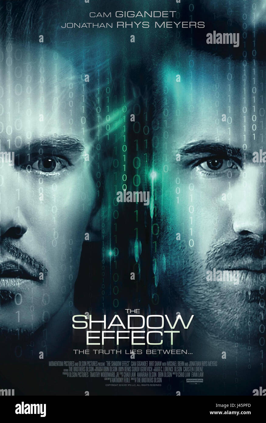 THE SHADOW EFFECT, US poster, from left: Jonathan Rhys Meyers, Cam Gigandet, 2017 ©Momentum ...