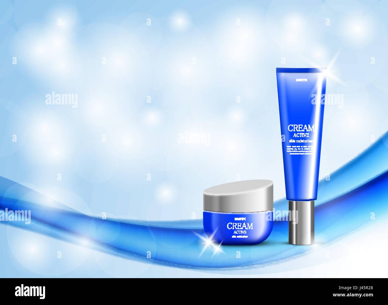 Beauty cosmetic ads design template Stock Vector Image & Art - Alamy