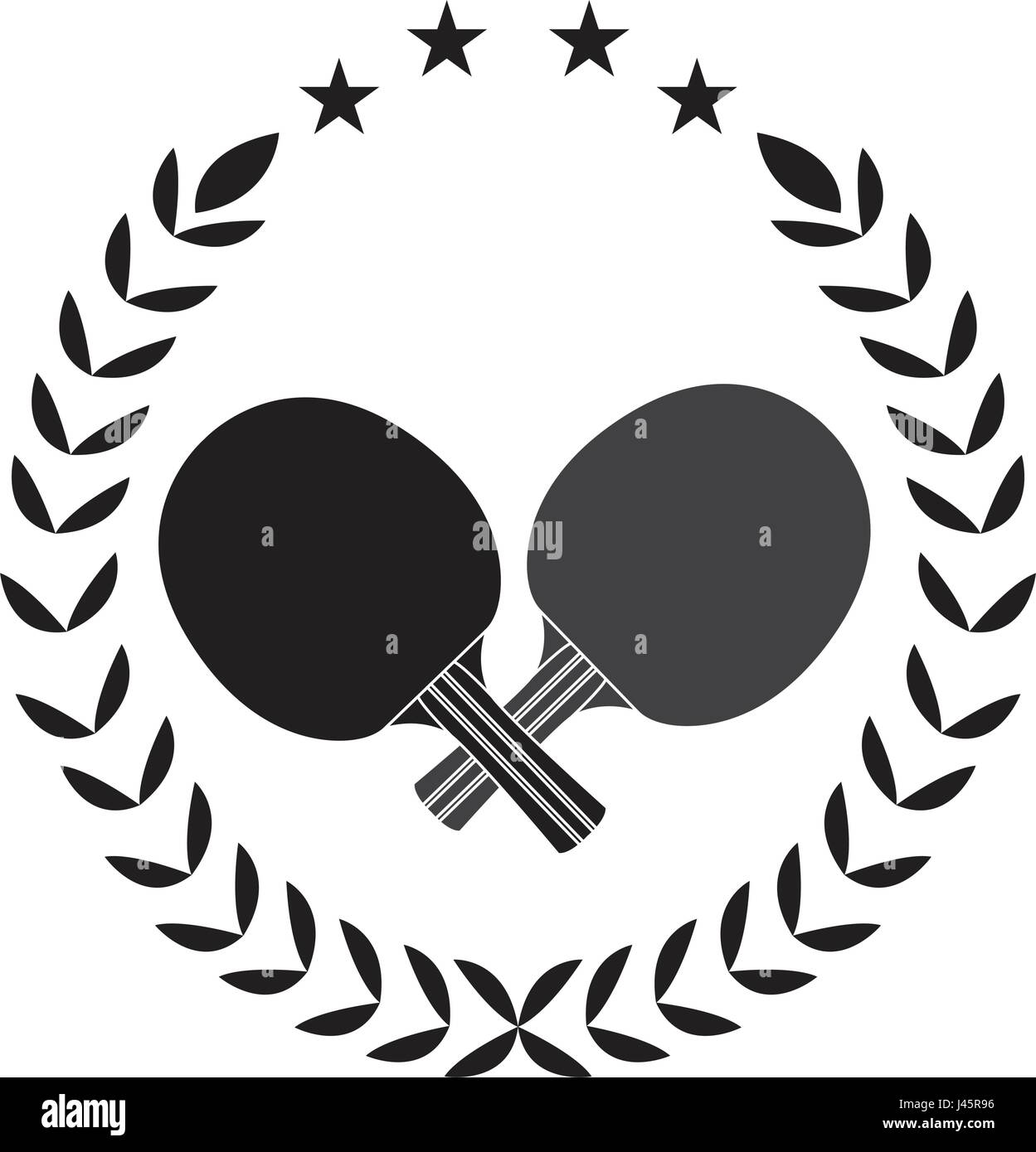 Isolated ping pong emblem Stock Vector Image & Art - Alamy