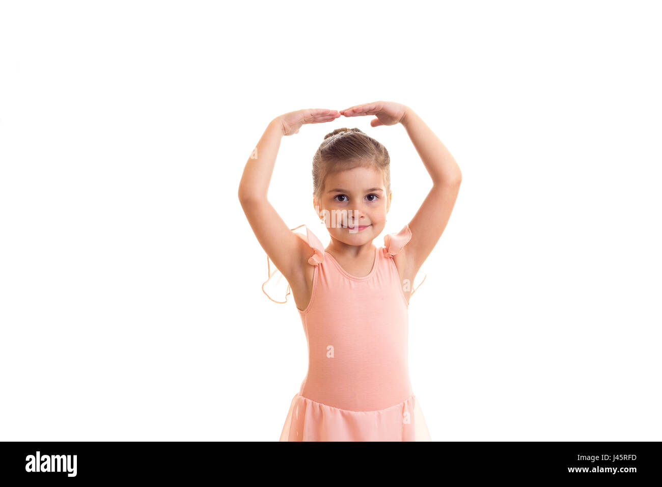 Little girl dancing Stock Photo - Alamy