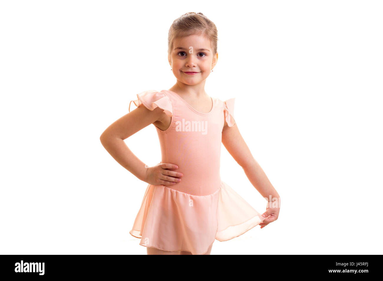Little girl dancing Stock Photo - Alamy