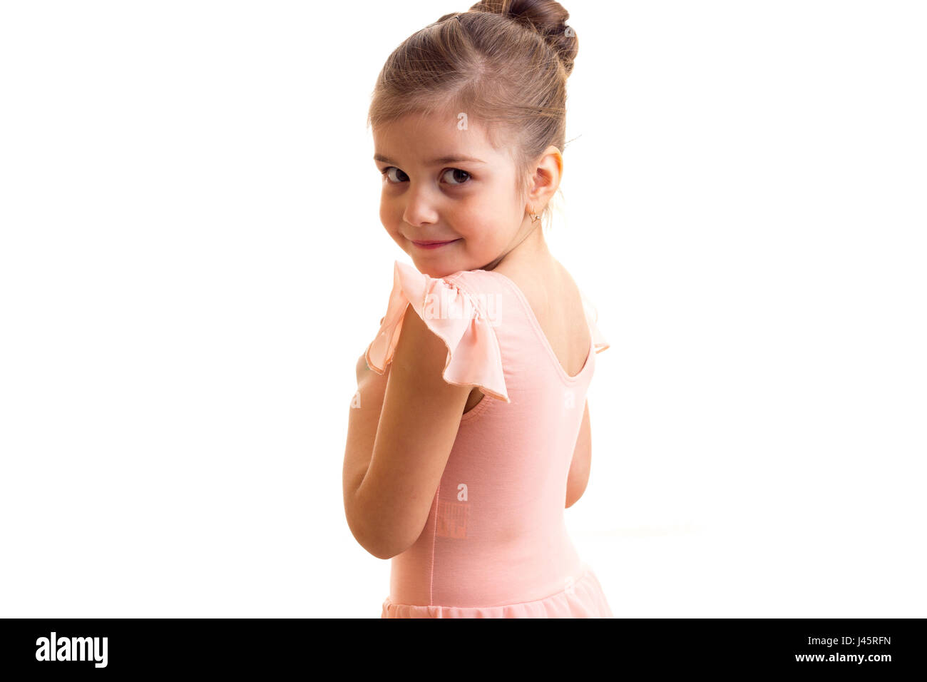 Little girl dancing Stock Photo - Alamy