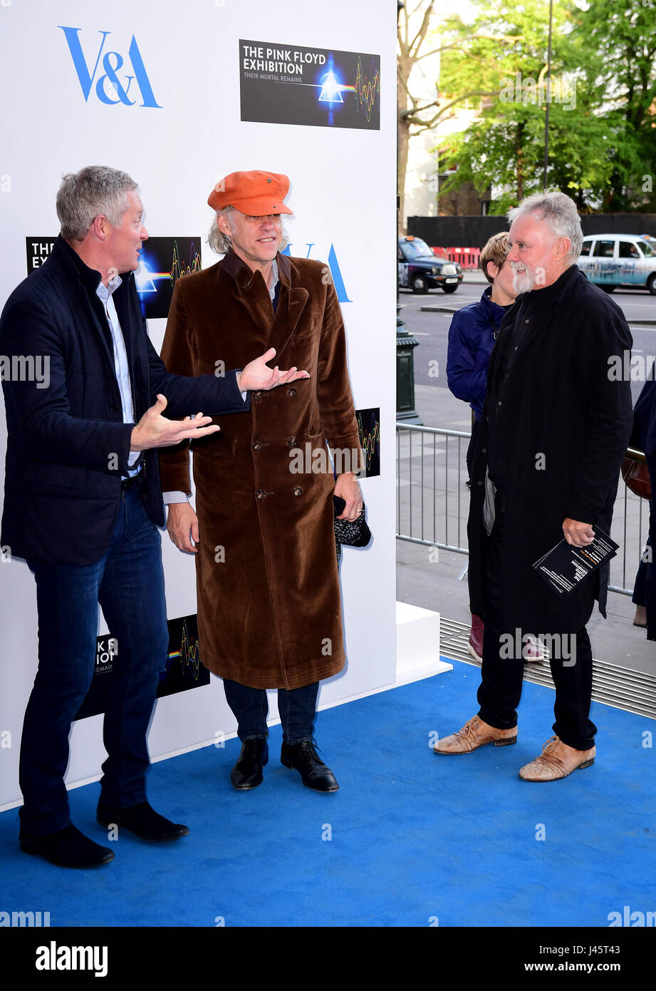 Rory Bremner (left), Bob Geldof (centre) and Roger Taylor (right ...