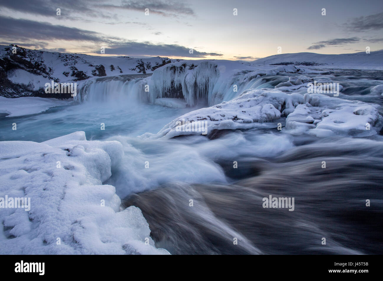 Goðafoss waterfall north Iceland Stock Photo - Alamy