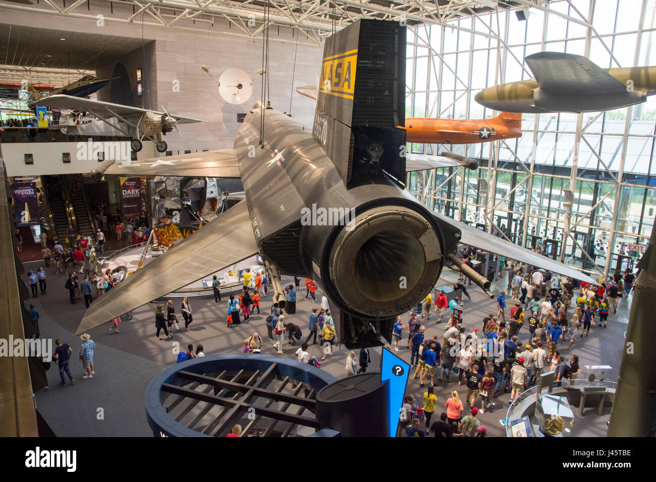 1960s Experimental Aircraft X 15 Hangs In The Boeing Milestones Of