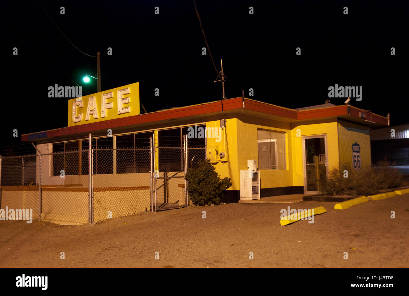 CAFE in Albuquerque Stock Photo - Alamy