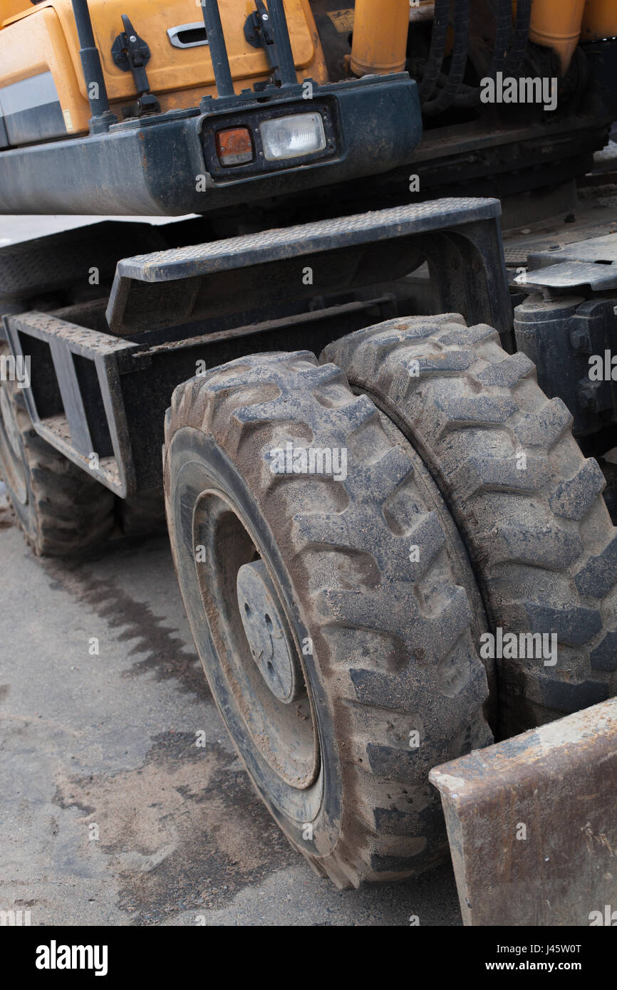 Construction machinery close-up Stock Photo - Alamy