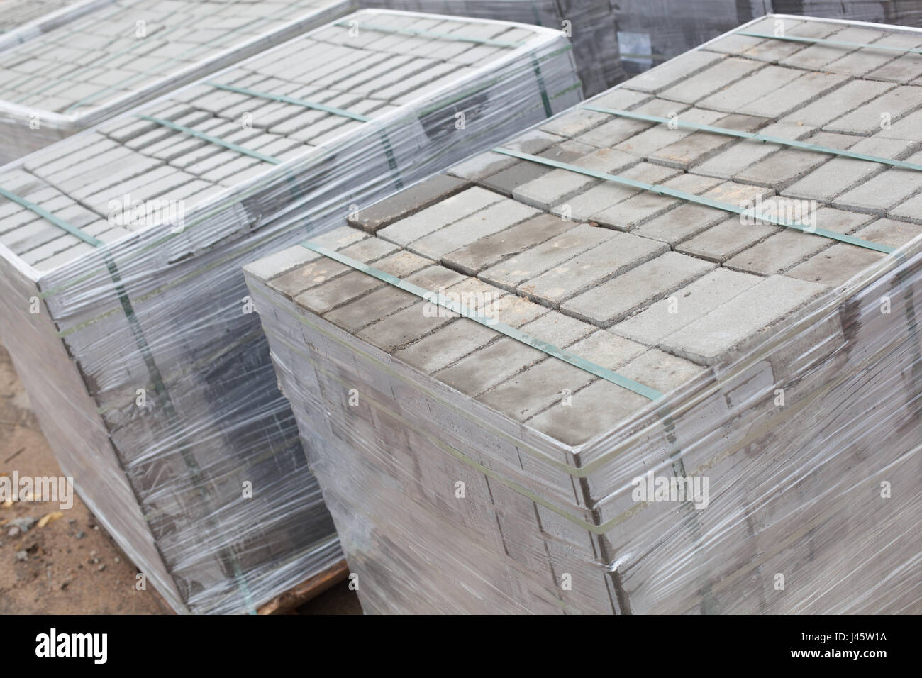 Warehouse of building tiles Stock Photo - Alamy