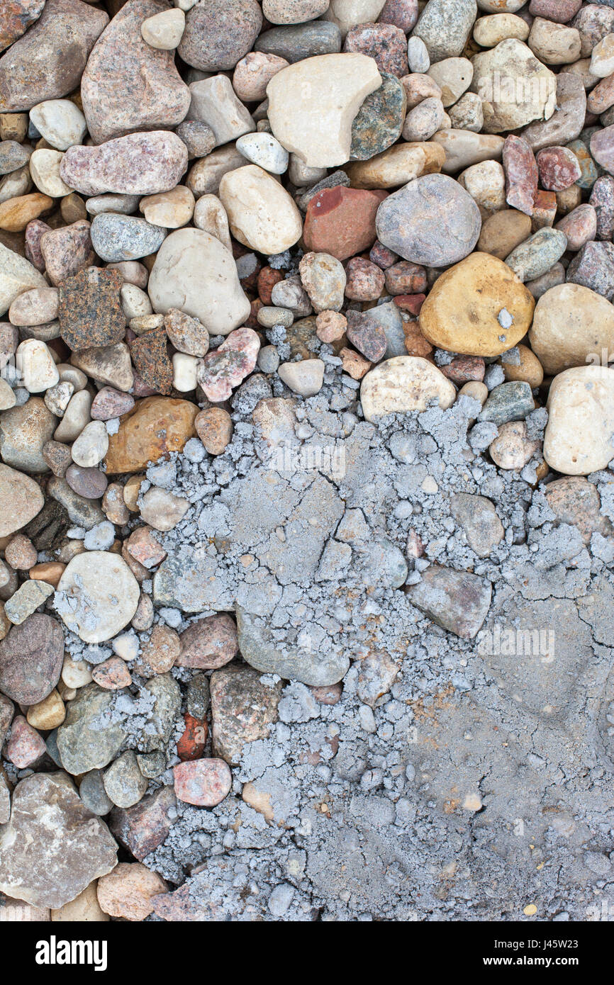 Cement with stones hi-res stock photography and images - Alamy