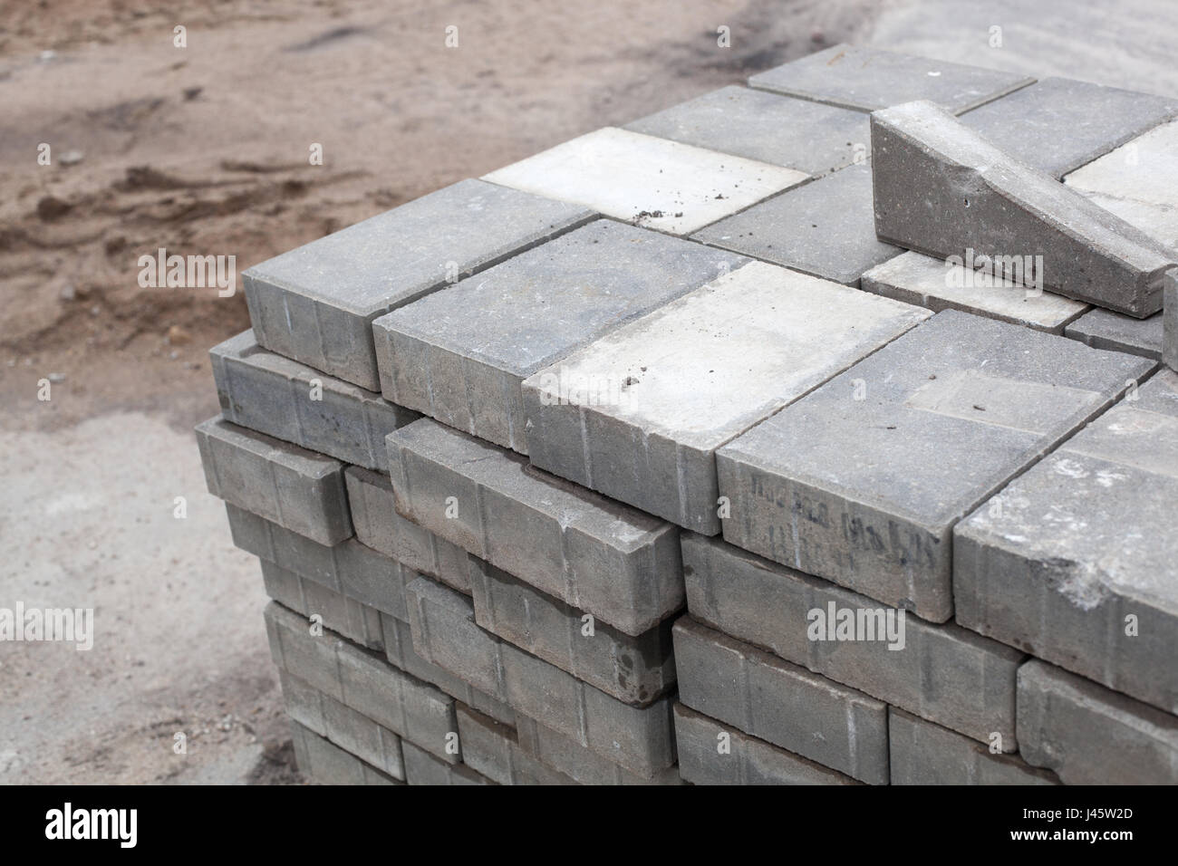 Warehouse of building tiles Stock Photo - Alamy