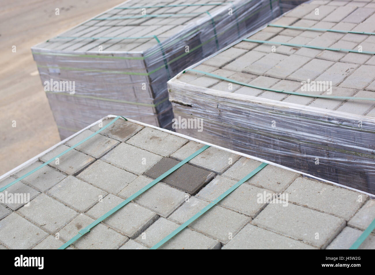 Warehouse of building tiles Stock Photo - Alamy