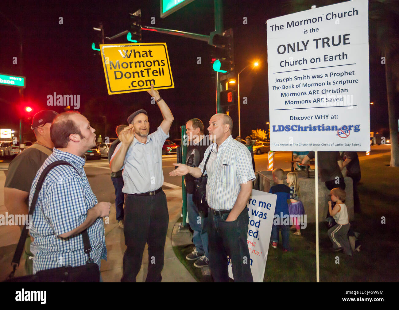 Mesa, Arizona - While the Mormon church presented its annual Easter ...