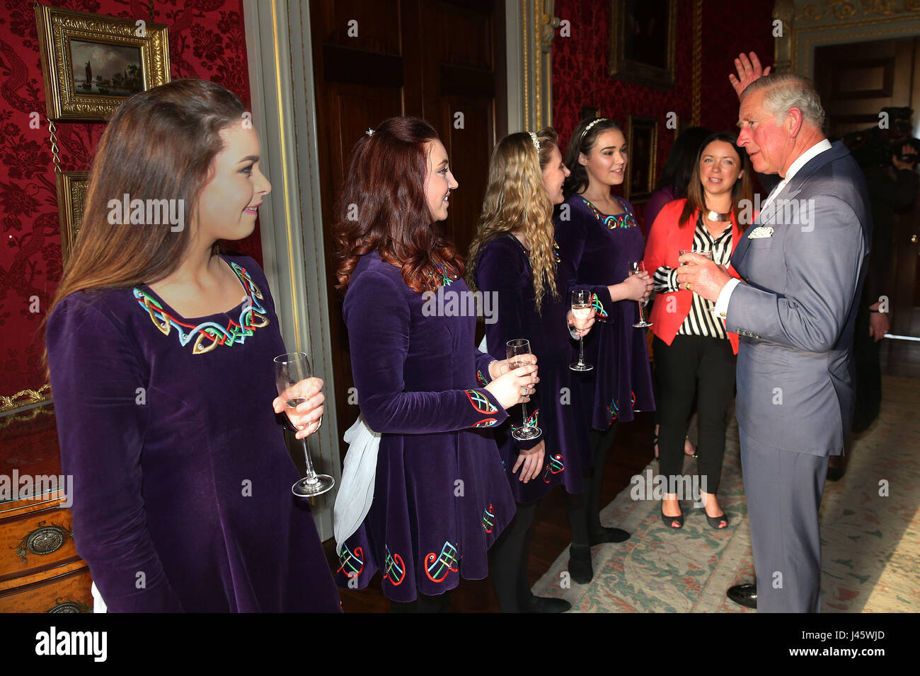 Naomi brown and their teacher bronagh craig hi-res stock photography ...