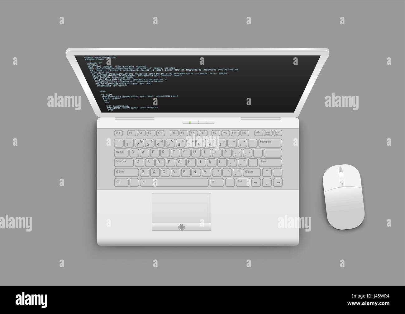 Laptop workstation Stock Vector Images - Alamy