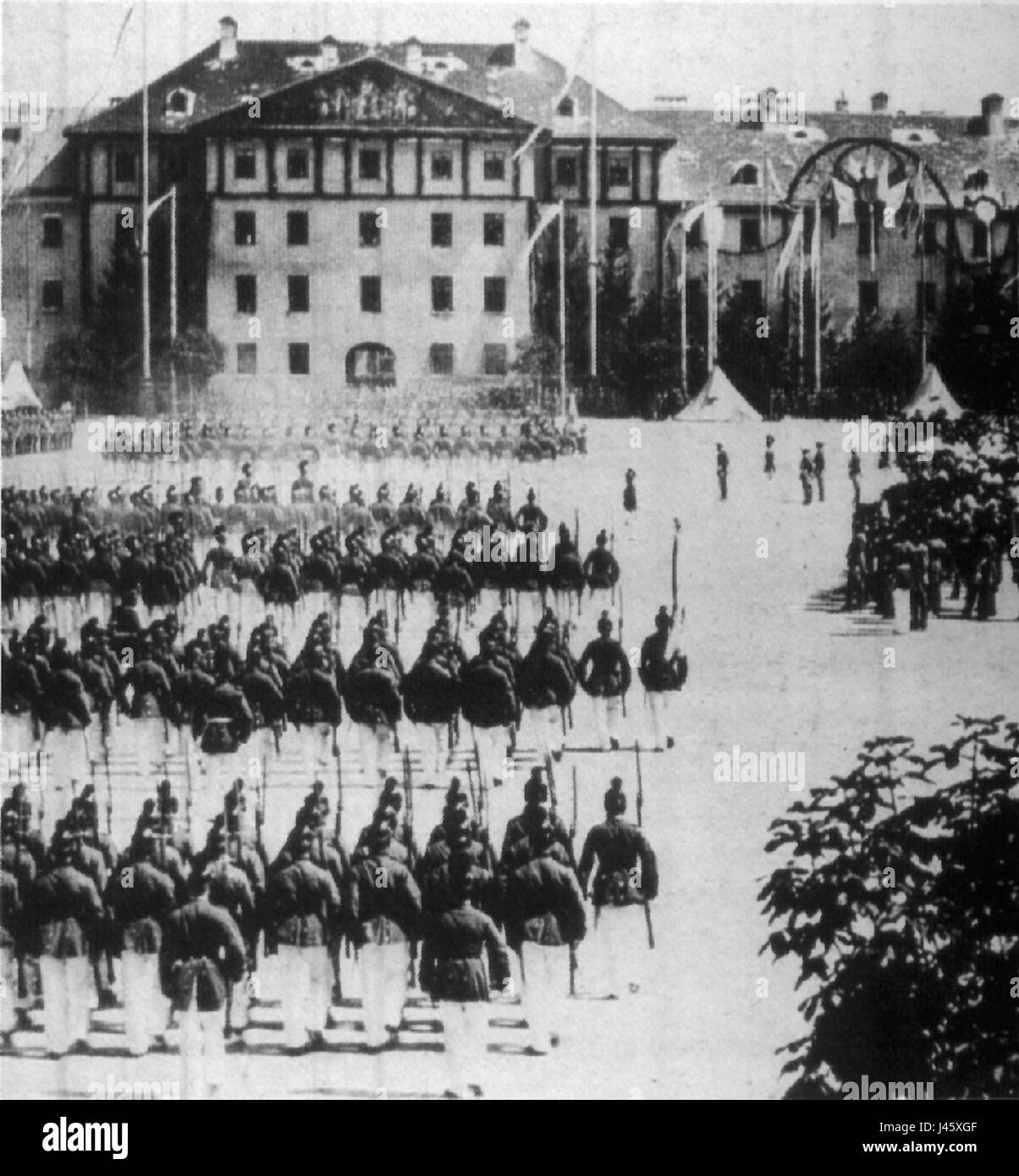 The Tuerkenkaserne in Munich, built in 1882, was a military barracks ...