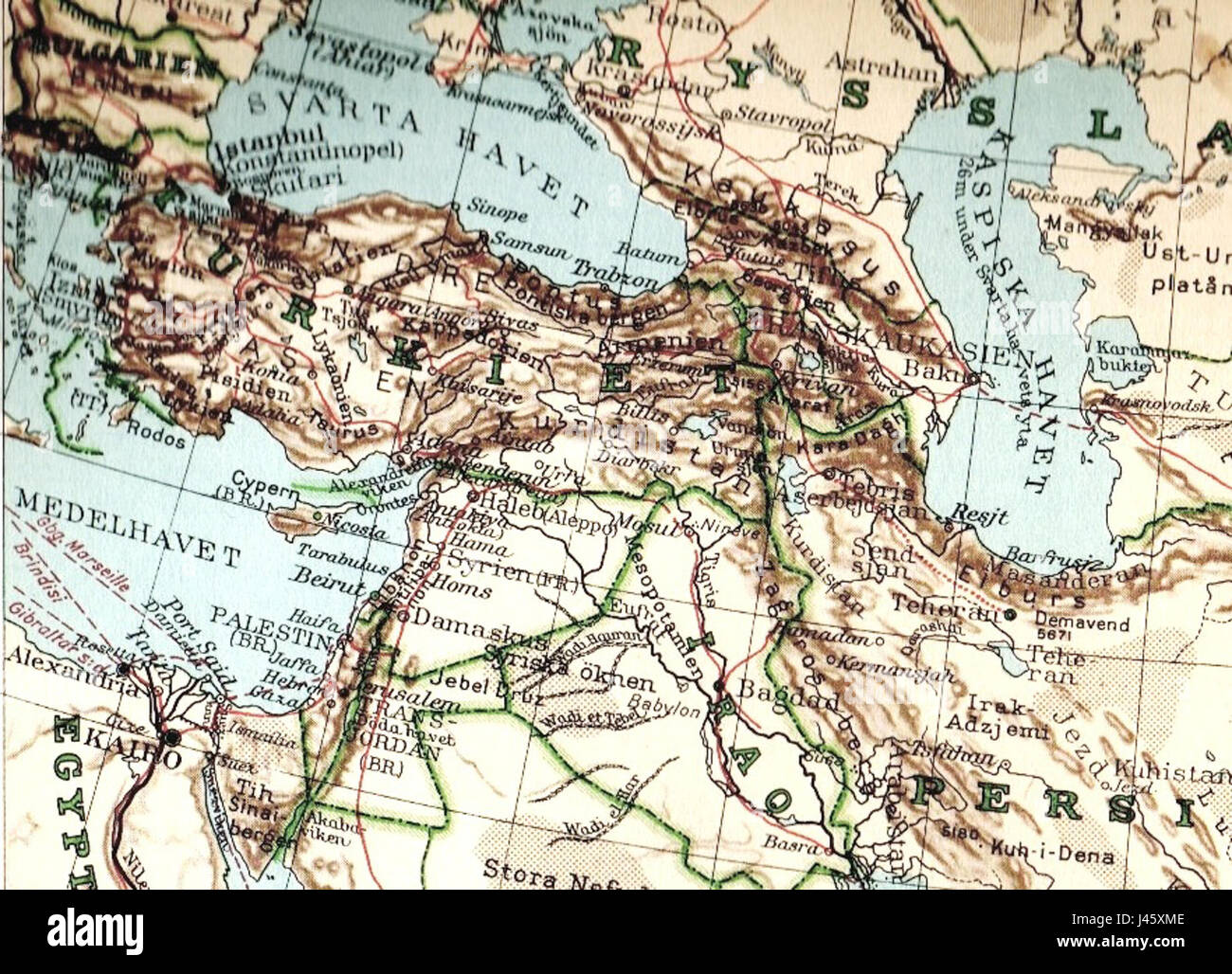 Ancient near east map hi-res stock photography and images - Alamy