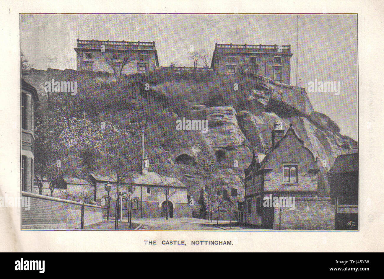 Nottingham castle painting hi-res stock photography and images - Alamy