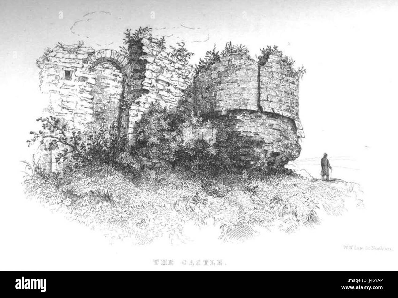 Northampton Castle Bastion Stock Photo - Alamy