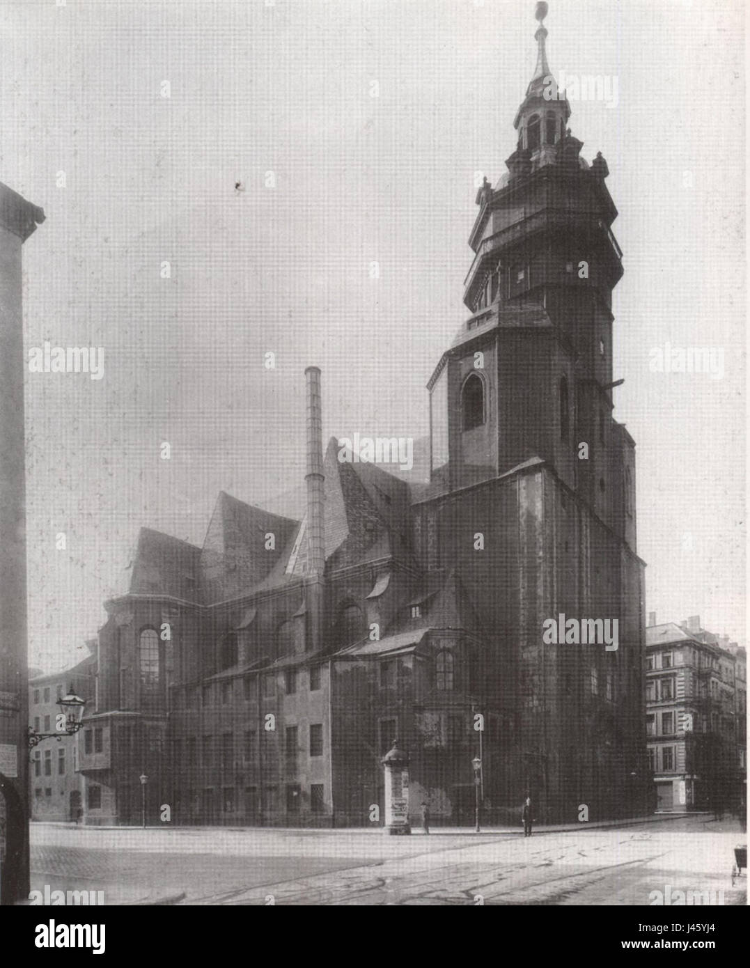 The Nikolaikirche in Leipzig, Germany, is a prominent church with ...