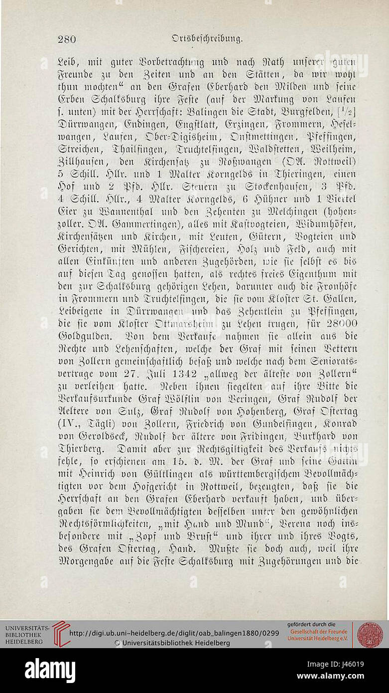 This image likely captures a scene from Balingen, a town in Germany. It ...